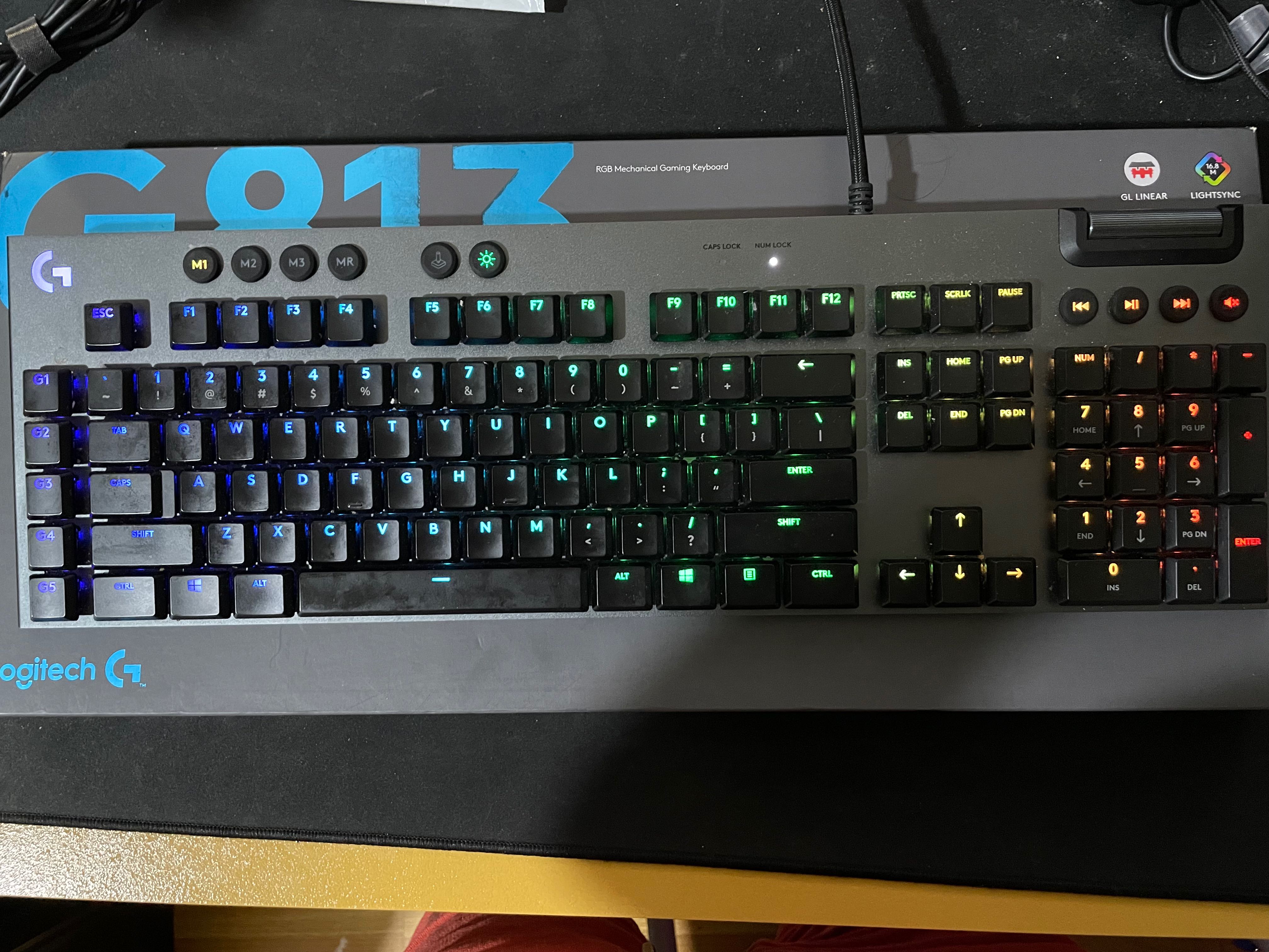 Logitech G813 Lightsync RGB Mechanical Keyboard Linear Switch ...