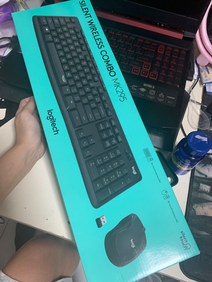 Logitech Wireless Mouse And Keyboard Computers And Tech Parts And Accessories Computer Keyboard