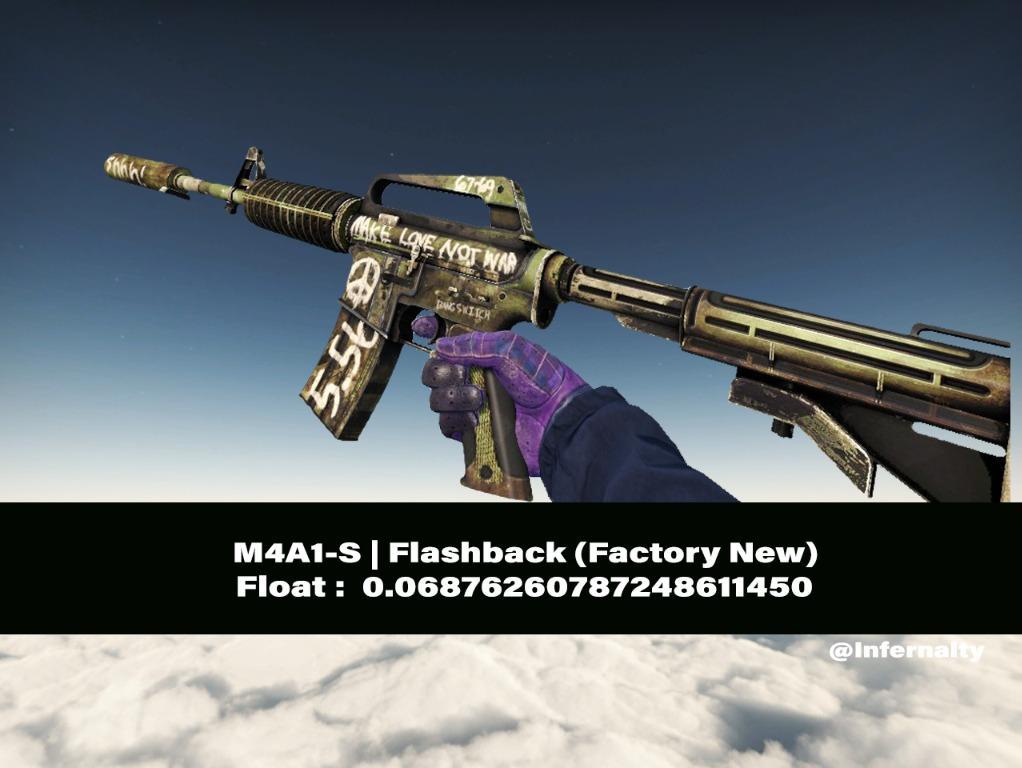 M4A1-S Flashback FN CSGO SKINS KNIVES, Video Gaming, Gaming Accessories ...