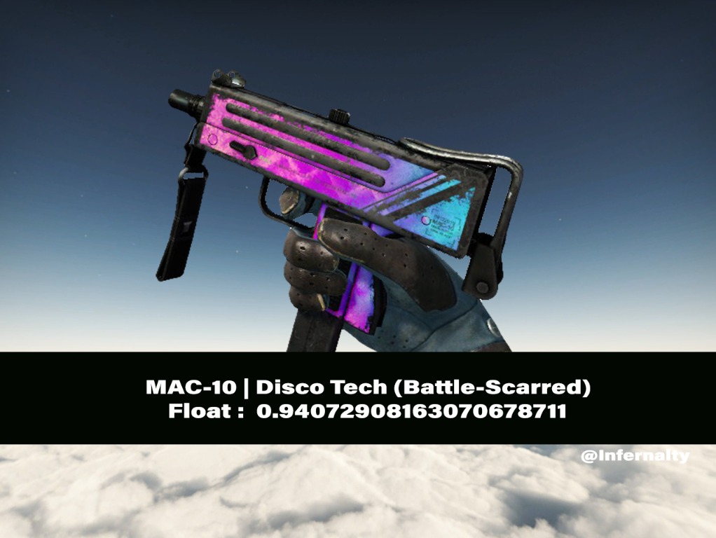 MAC-10 Disco Tech BS CSGO SKINS KNIVES, Video Gaming, Gaming ...