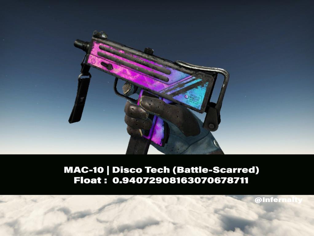 MAC-10 Disco Tech BS CSGO SKINS KNIVES, Video Gaming, Gaming ...