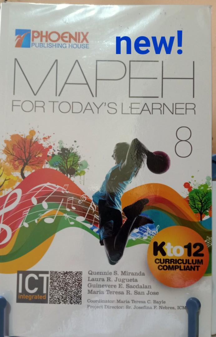 MAPEH for Today's Learner grade 8 NEW, Hobbies & Toys, Books & Magazines, Textbooks on Carousell