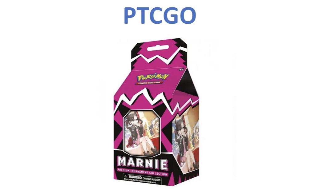 Pokemon Card Marnie Premium Tournament Collection Box Code PTCGO Game ...