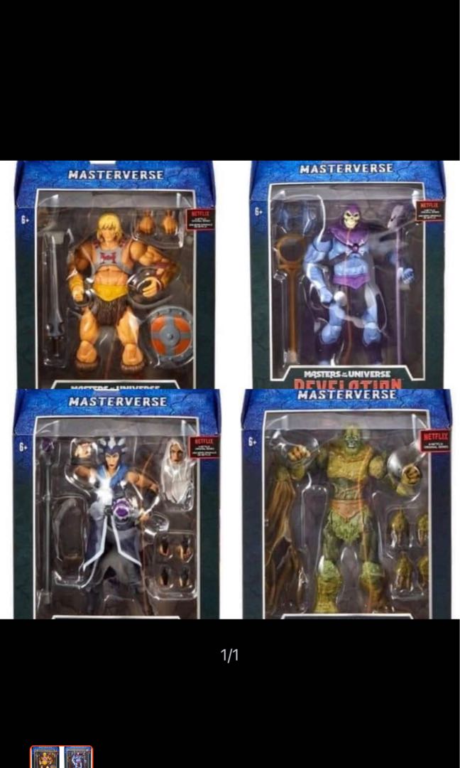 Masters of the Universe: Revelation Masterverse Wave 1 Full Set of 4 ...