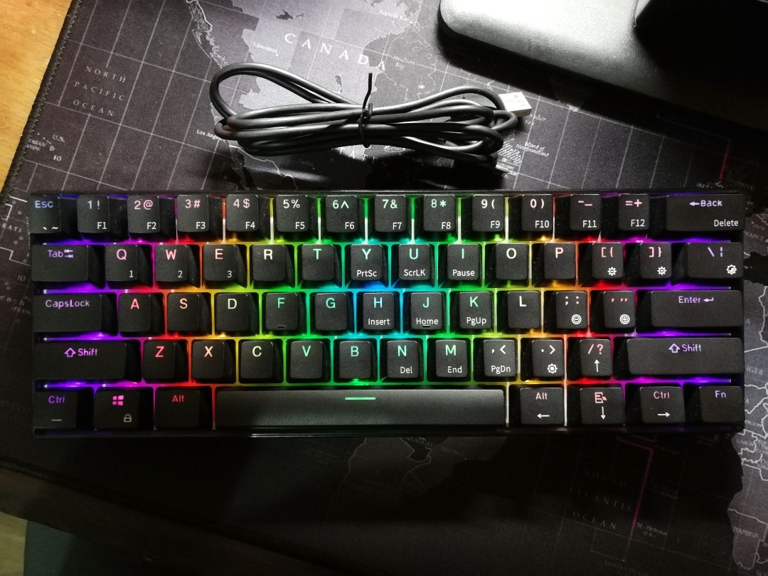 Mechanical Keyboard Royal Kludge RK61 Dual Mode Brown Switch, Computers & Tech, Parts ...