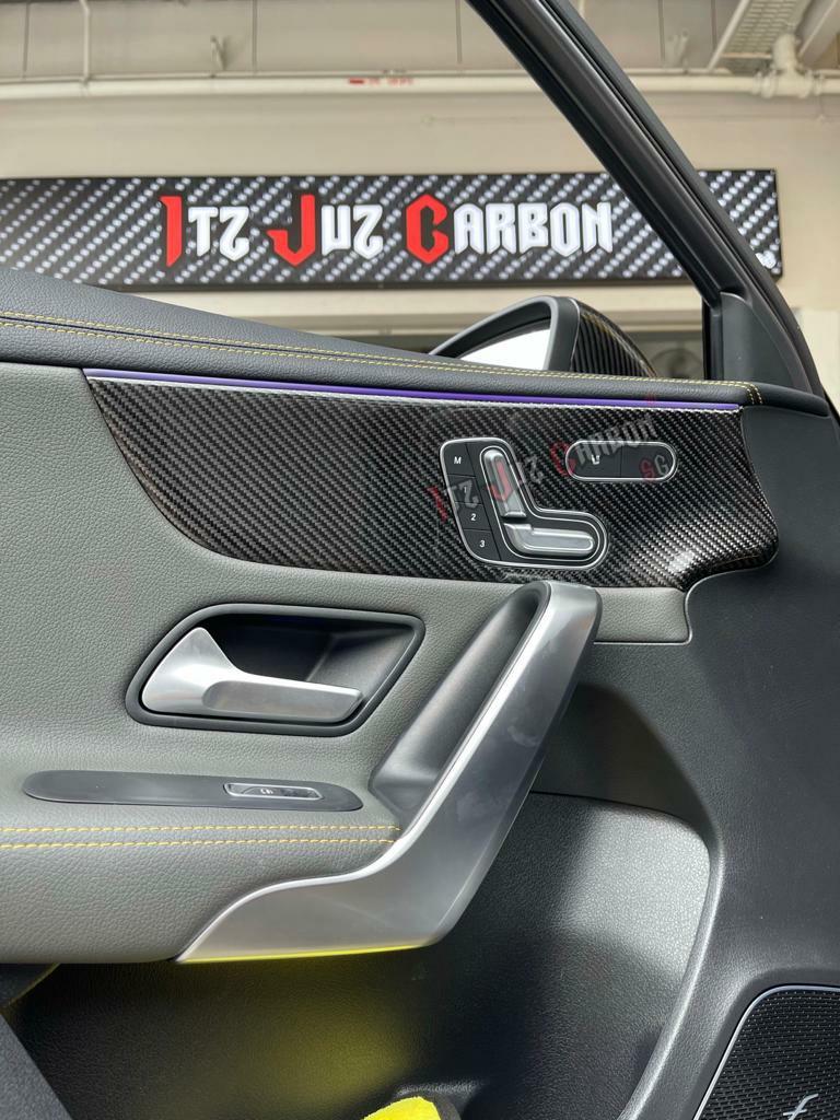 Mercedes A45S AMG Carbon fiber interior trim set, Car Accessories ...