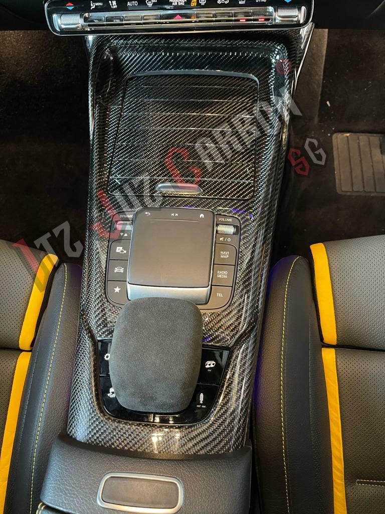 Mercedes A45S AMG Carbon fiber interior trim set, Car Accessories ...