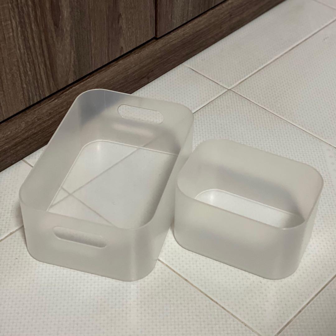 Muji Plastic Containers, Furniture & Home Living, Home Improvement ...