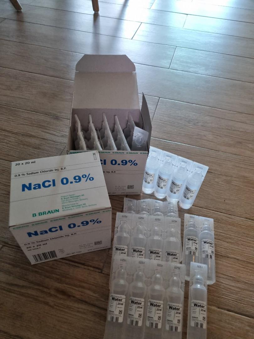 NaCl 0.9% (20ml) (Expire 2023), Health & Nutrition, Medical Supplies ...