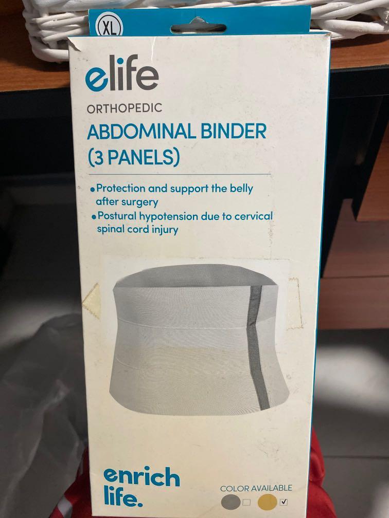 Orthopaedic Abdominal Binder (3 panels) XL Size, Health & Nutrition ...