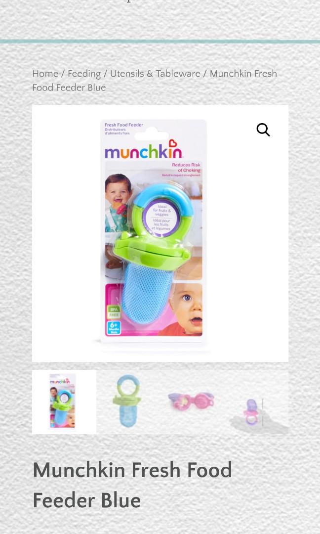 Oxo Tot Feeder / Munchkin Mesh Feeder, Babies & Kids, Nursing & Feeding ...