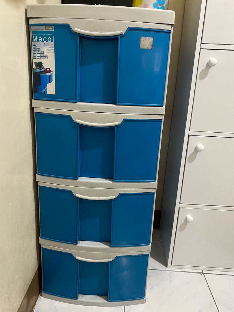 Plastic Drawers Cabinet Organizer, Furniture & Home Living, Furniture ...