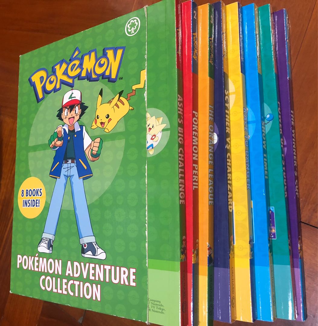Pokemon Adventure Collection 8 books set 小朋友英文書, 興趣及遊戲, 書本 & 文具, 小朋友書 ...
