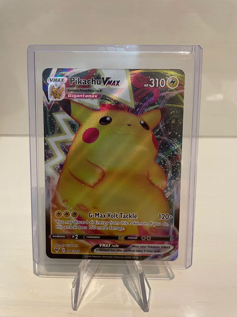 Pokémon Pikachu VMAX, Hobbies & Toys, Toys & Games on Carousell