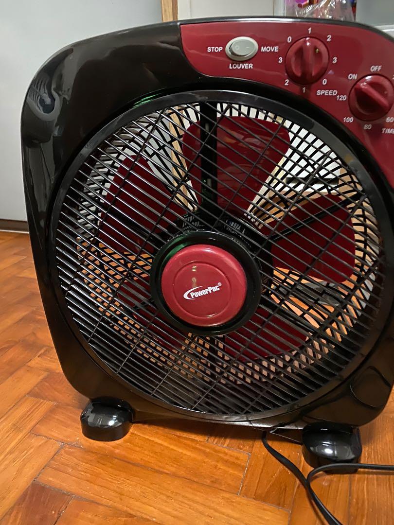 PowerPac Electric Box Fan, Furniture & Home Living, Lighting & Fans ...