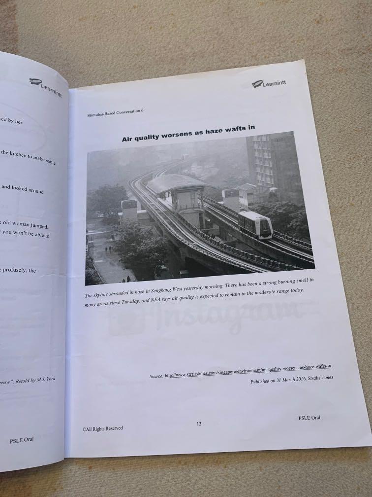 PSLE English Oral SBC, Hobbies & Toys, Books & Magazines, Textbooks on ...