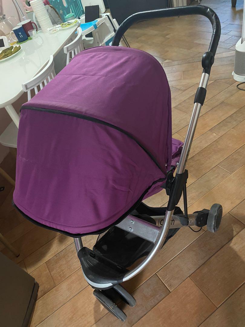 Oyster gem Purple Color stroller, Babies & Kids, Going Out, Strollers ...