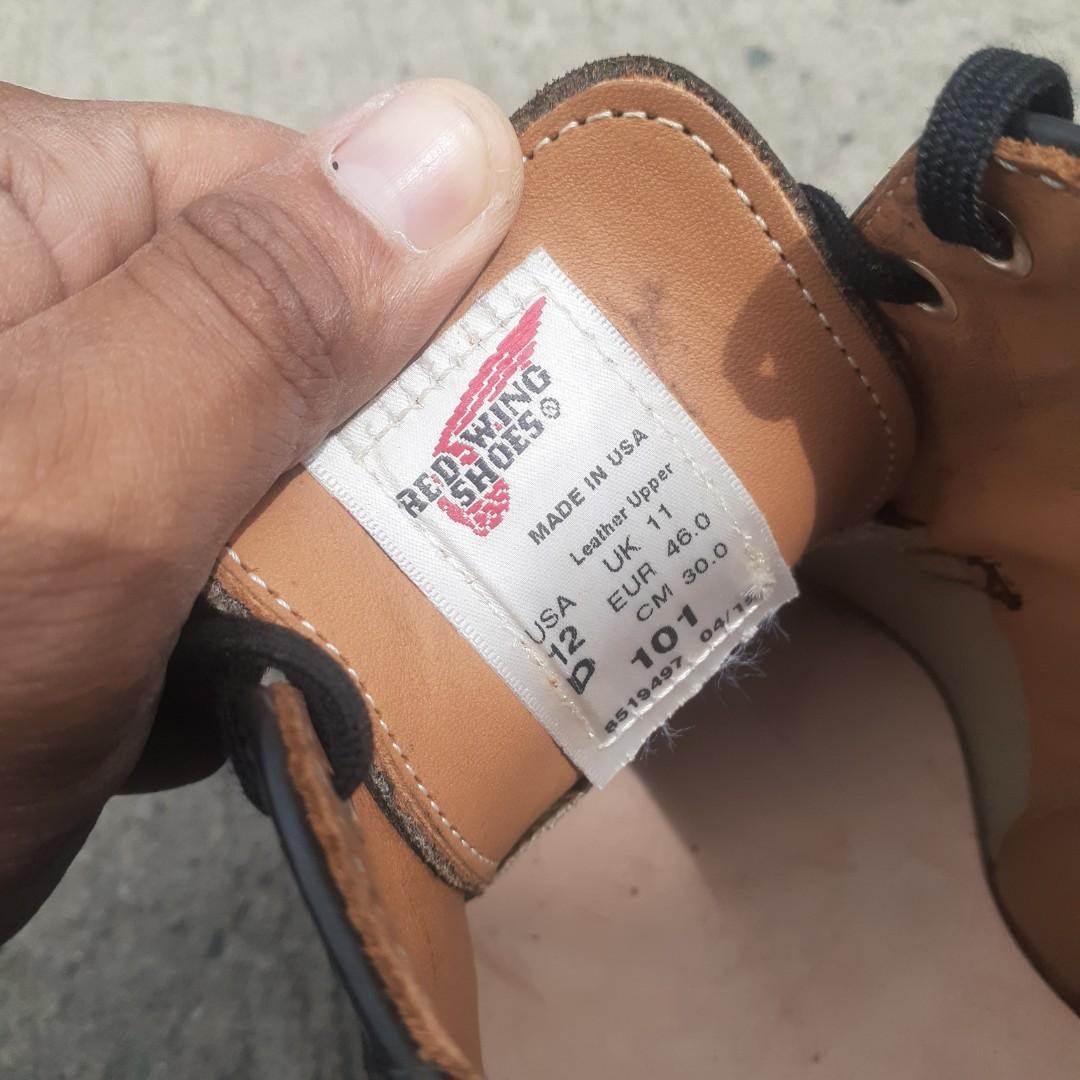 Red Wing 101 Postman Oxford - Black Chaparral, Men's Fashion, Footwear ...