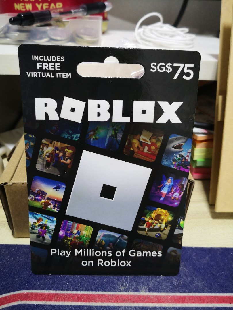 Roblox games credit card, Hobbies & Toys, Toys & Games on Carousell
