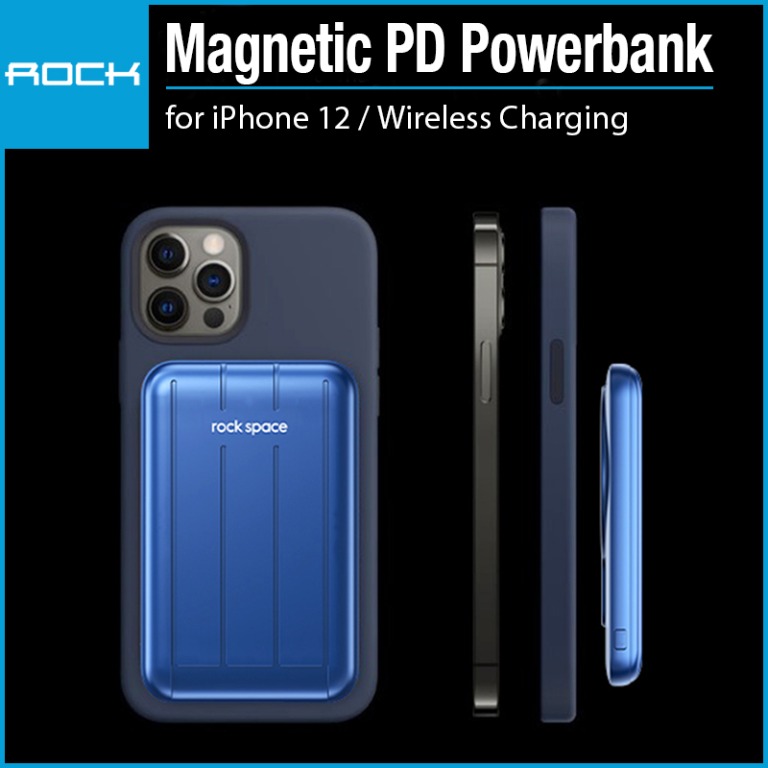 Rock P99 Magnetic 15W Wireless Fast Charging PD 20W Powerbank 10000mAh ...