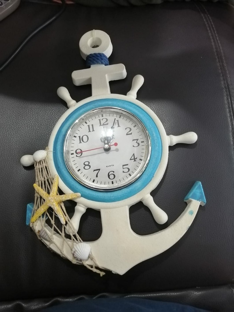 Sailor Clock, Furniture & Home Living, Home Decor, Clocks on Carousell