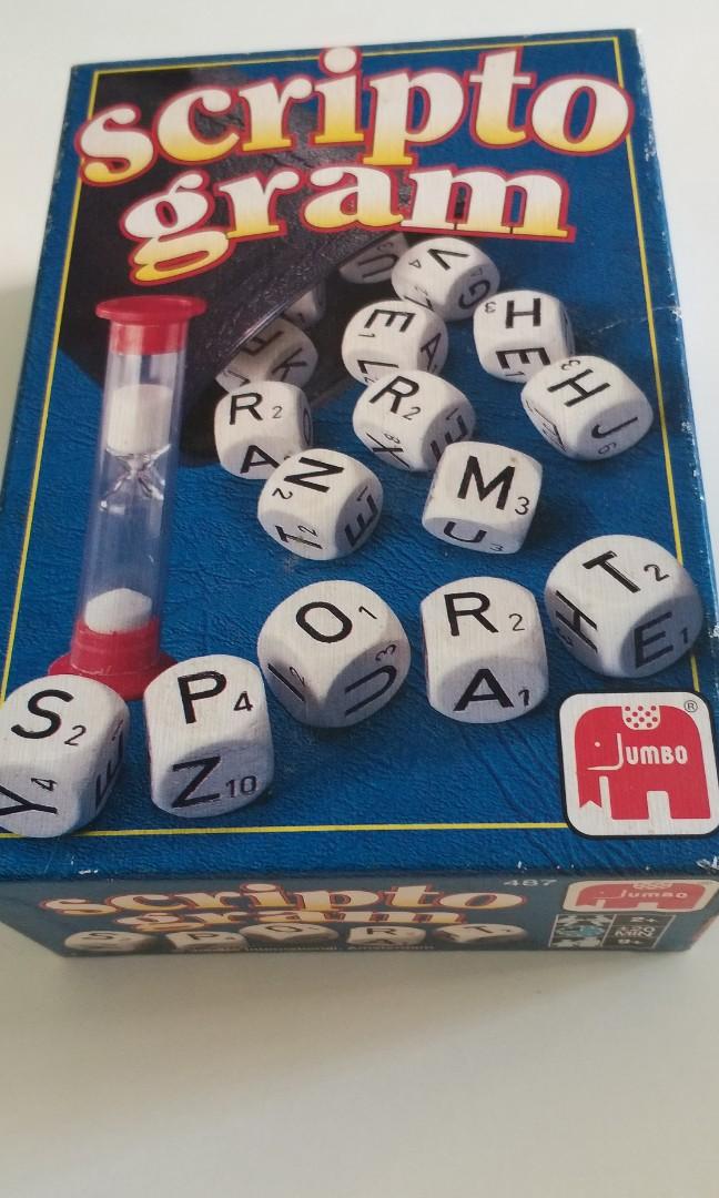 Script-O-Gram letter game by Jambo, Hobbies & Toys, Toys & Games on ...