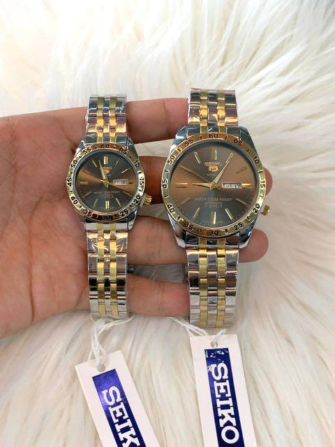 Seiko Couple Watch, Women's Fashion, Watches & Accessories, Watches on ...