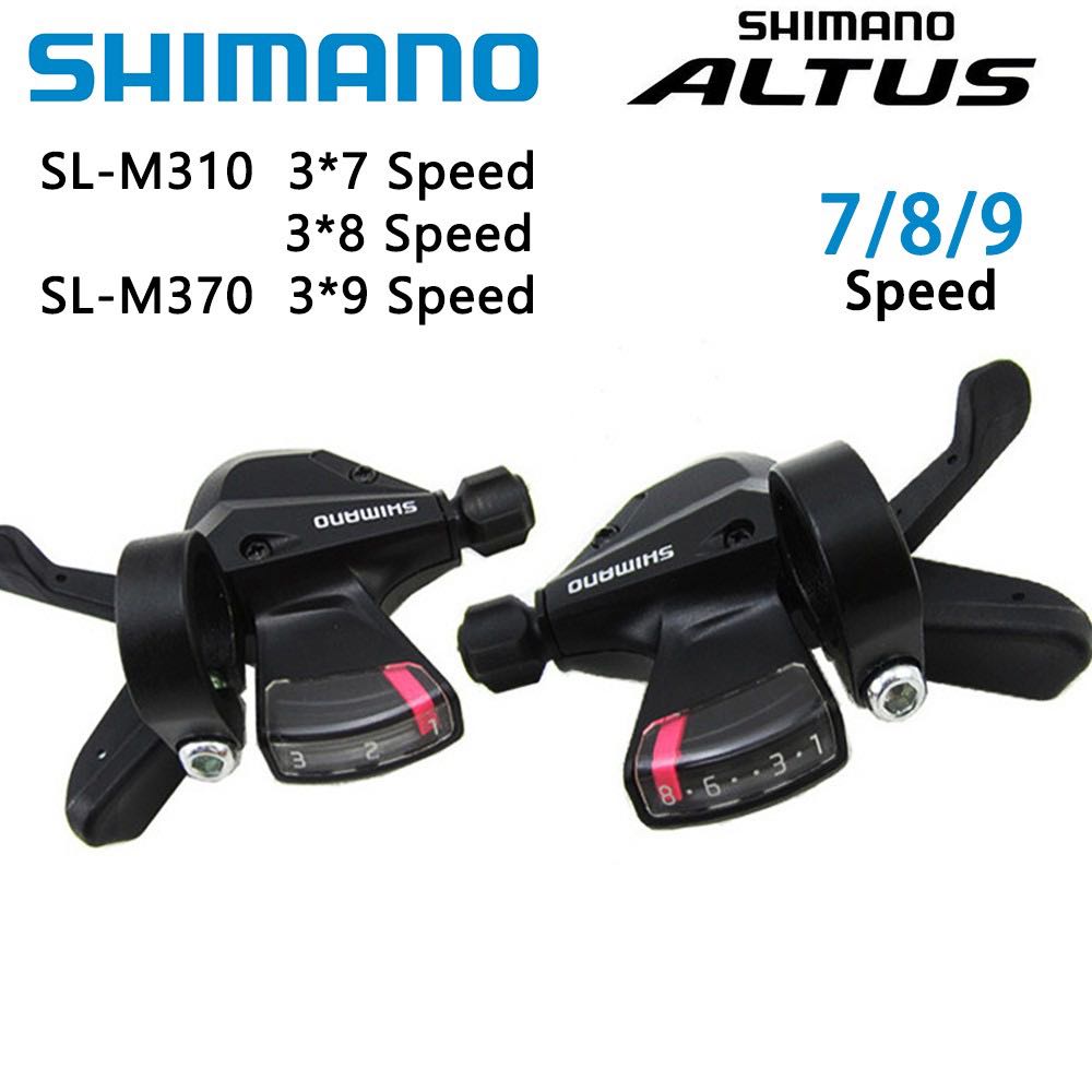 SHIMANO ALTUS SL-M370 3X9 Speed Shifters, Sports Equipment, Bicycles & Parts, Parts ...