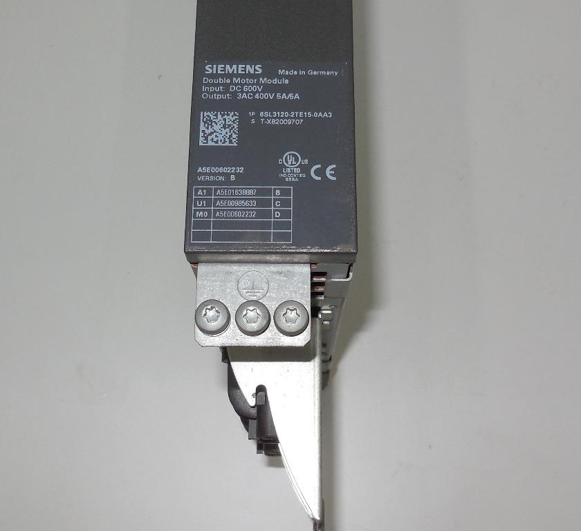 Siemens 6SL3120-2TE15-0AA3 A5E00602232 Version B Double motor module ...