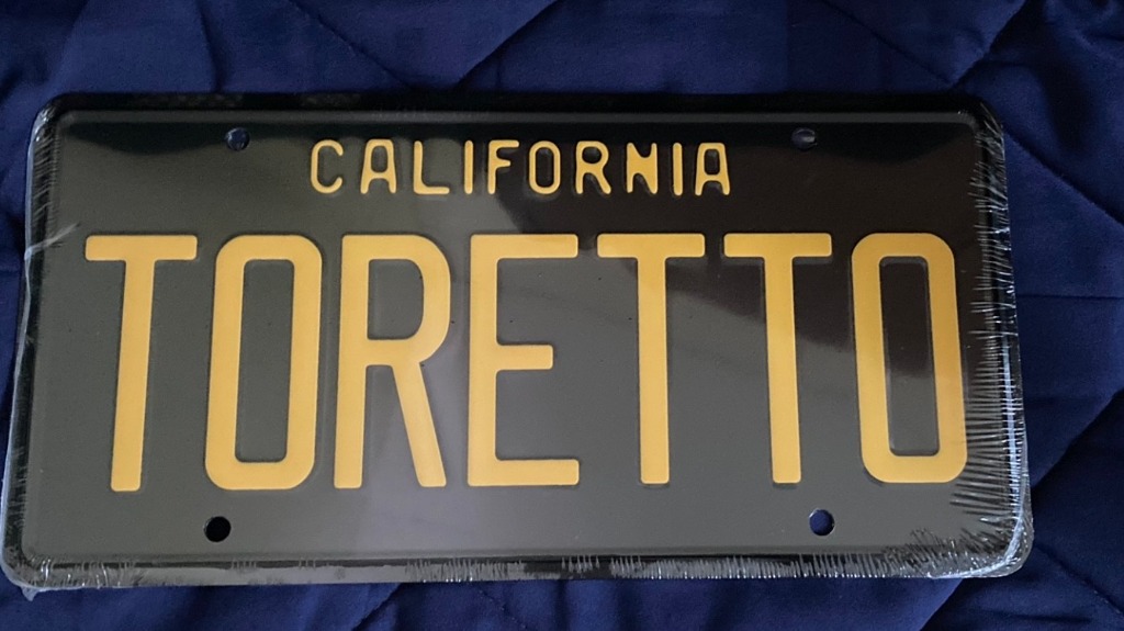 The Fast and the Furious Vin Diesel's Dodge Charger Movie Plate Prop ...