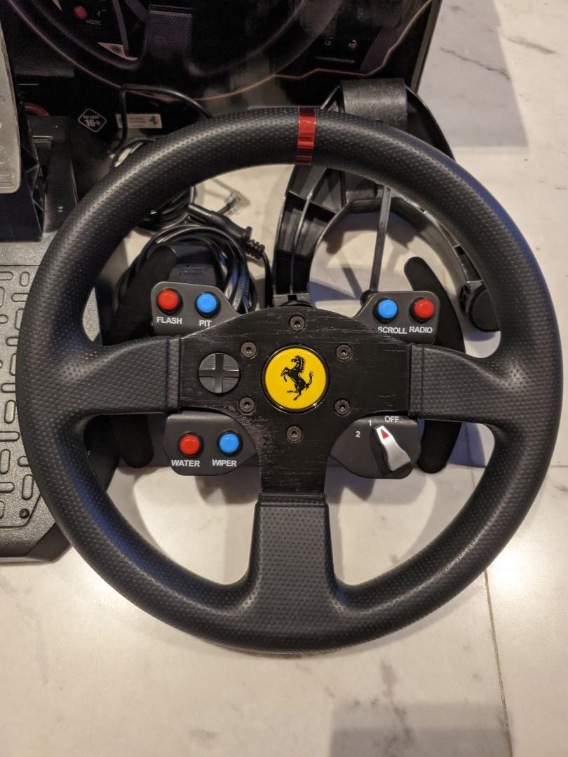 Thrustmaster T300 Ferrari GTE Wheel - PS/PC, Video Gaming, Gaming ...