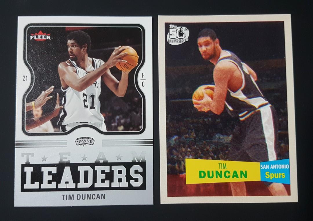 Tim Duncan Cards, Hobbies & Toys, Toys & Games on Carousell