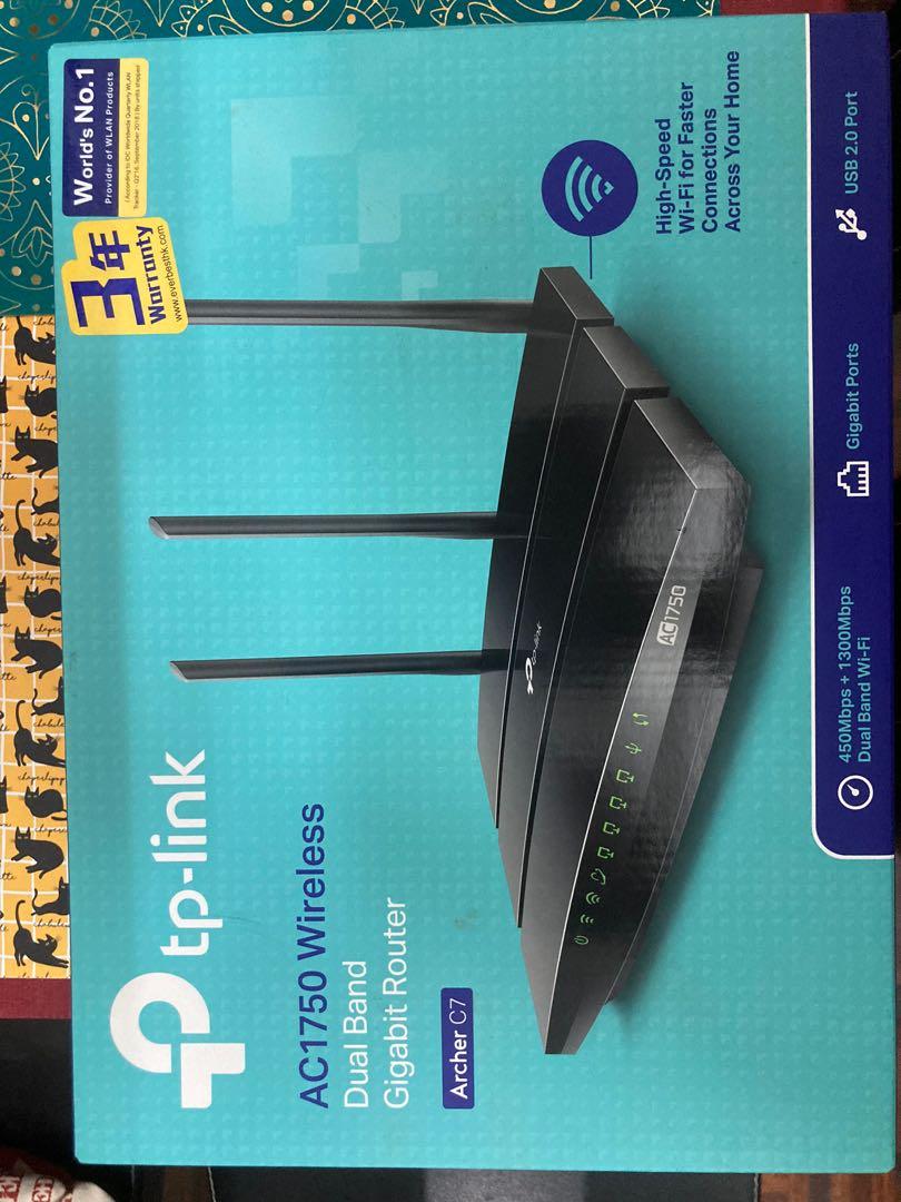 TP link AC 1750 wireless Router, 電腦＆科技, 電腦周邊及配件, Wifi及上網相關產品 - Carousell
