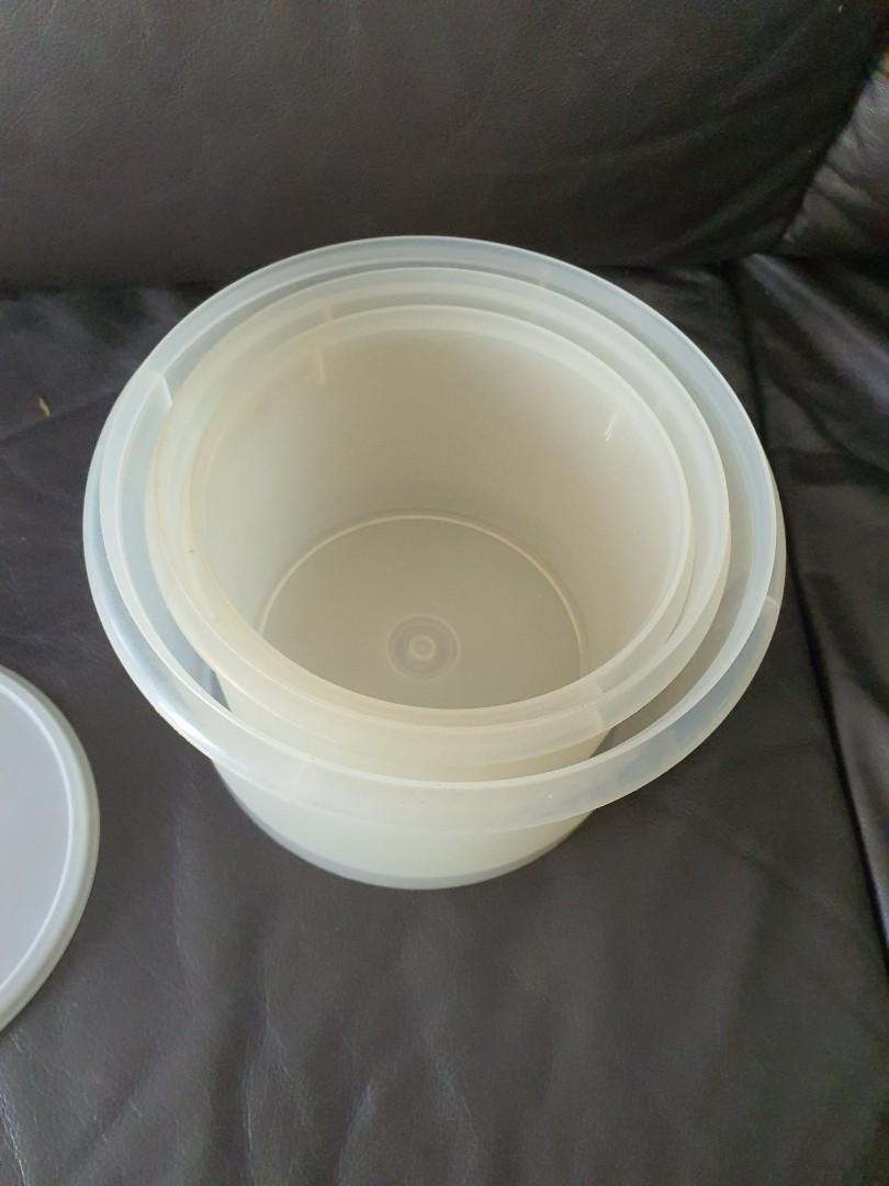 Tupperware round big storage, Furniture & Home Living, Kitchenware ...
