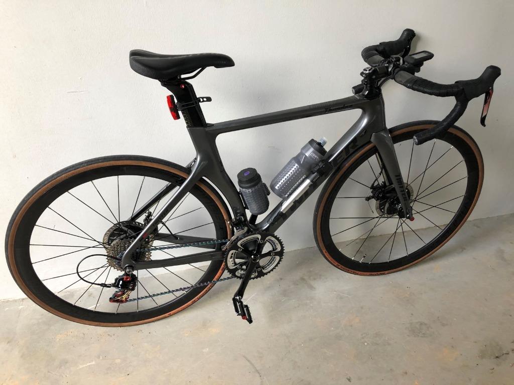 Twitter Thunder Disk full carbon internal routing road bike, Sports ...