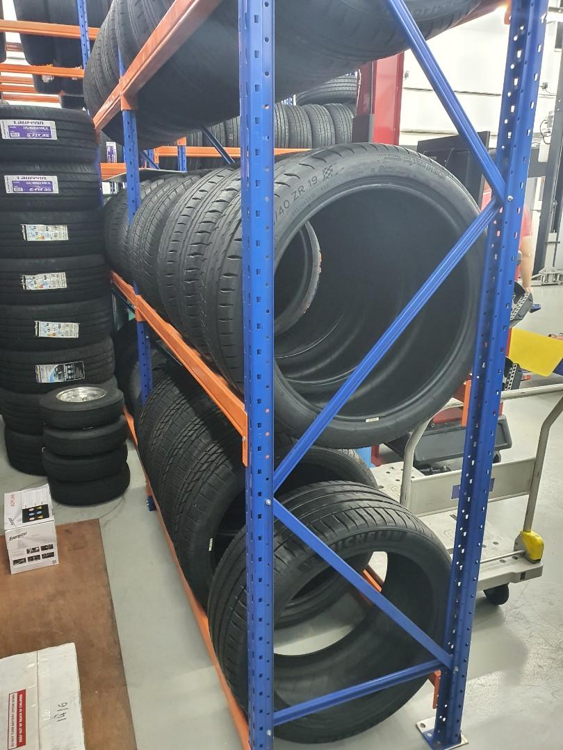 Tyre rack, Furniture & Home Living, Furniture, Shelves, Cabinets ...