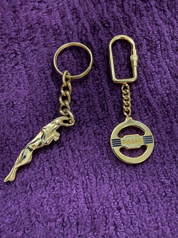 Vintage Bally / Jaguar key chain, Everything Else on Carousell