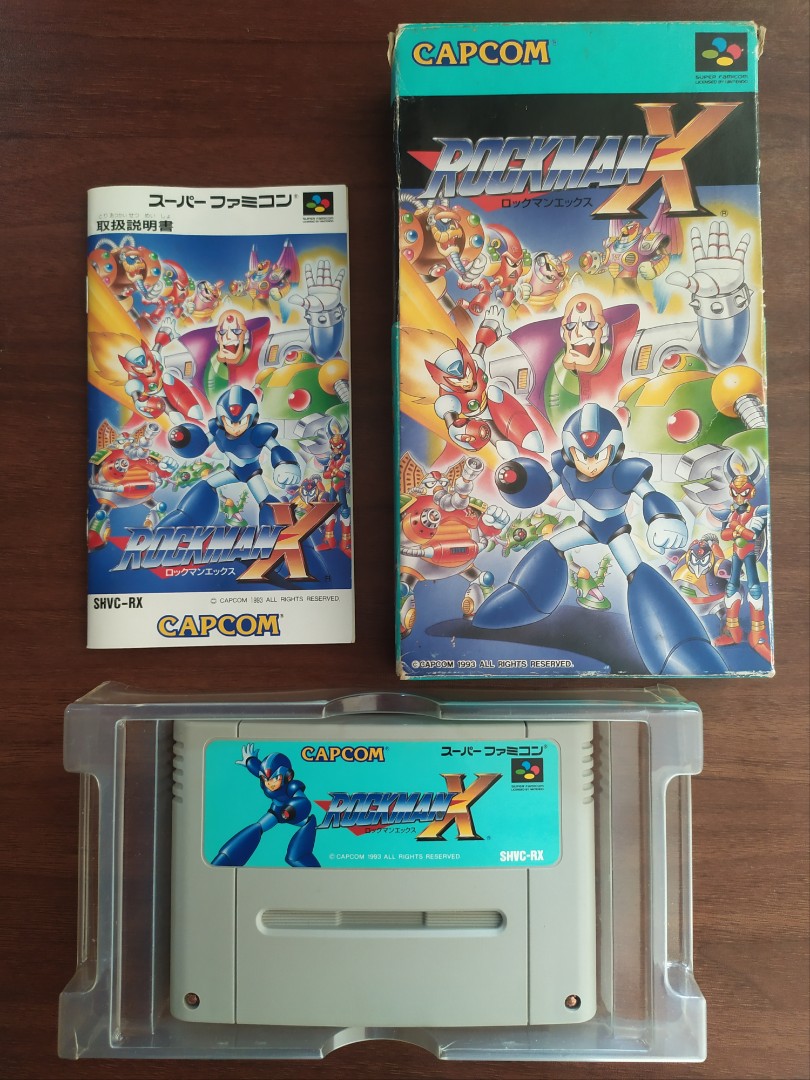 Vintage Rockman X Super Famicom 1993, Video Gaming, Video Games ...