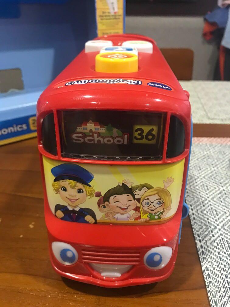 Vtech Playtime Bus with Phonics, Babies & Kids, Infant Playtime on ...
