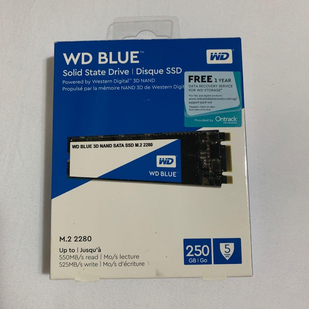 WD Blue™ SATA SSD M.2 2280 250GB 3D NAND, Computers & Tech, Parts & Accessories, Hard Disks ...