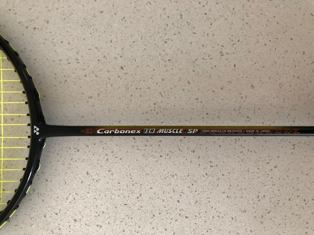 Yonex Carbonex 10 Muscle SP Badminton Racket, Sports Equipment, Sports ...