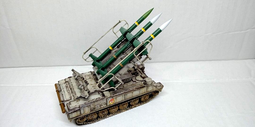 1/72 Soviet, Russia SA-6 SAM launcher "Gainful"...Pro-built model ...