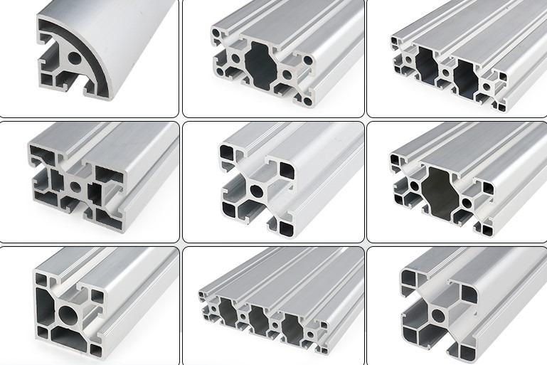 40 Series Aluminum Extrusion Various Profiles 4040 4080 4060 40120 ...