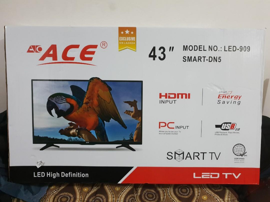 43" Ace SMART TV (Ultra Slim), TV & Home Appliances, TV & Entertainment ...