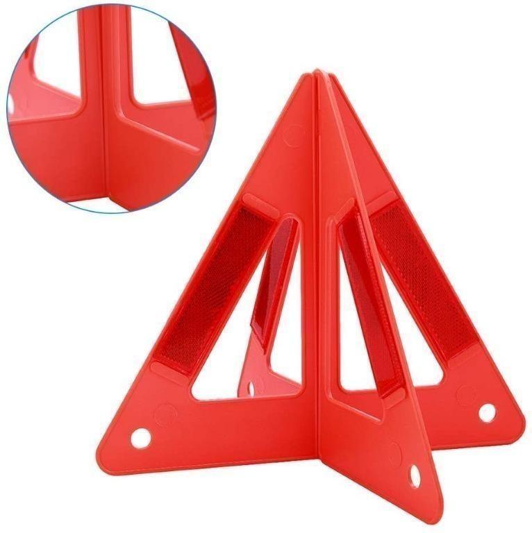 9782) Warning Triangles, Portable Car Emergency Breakdown Reflective ...