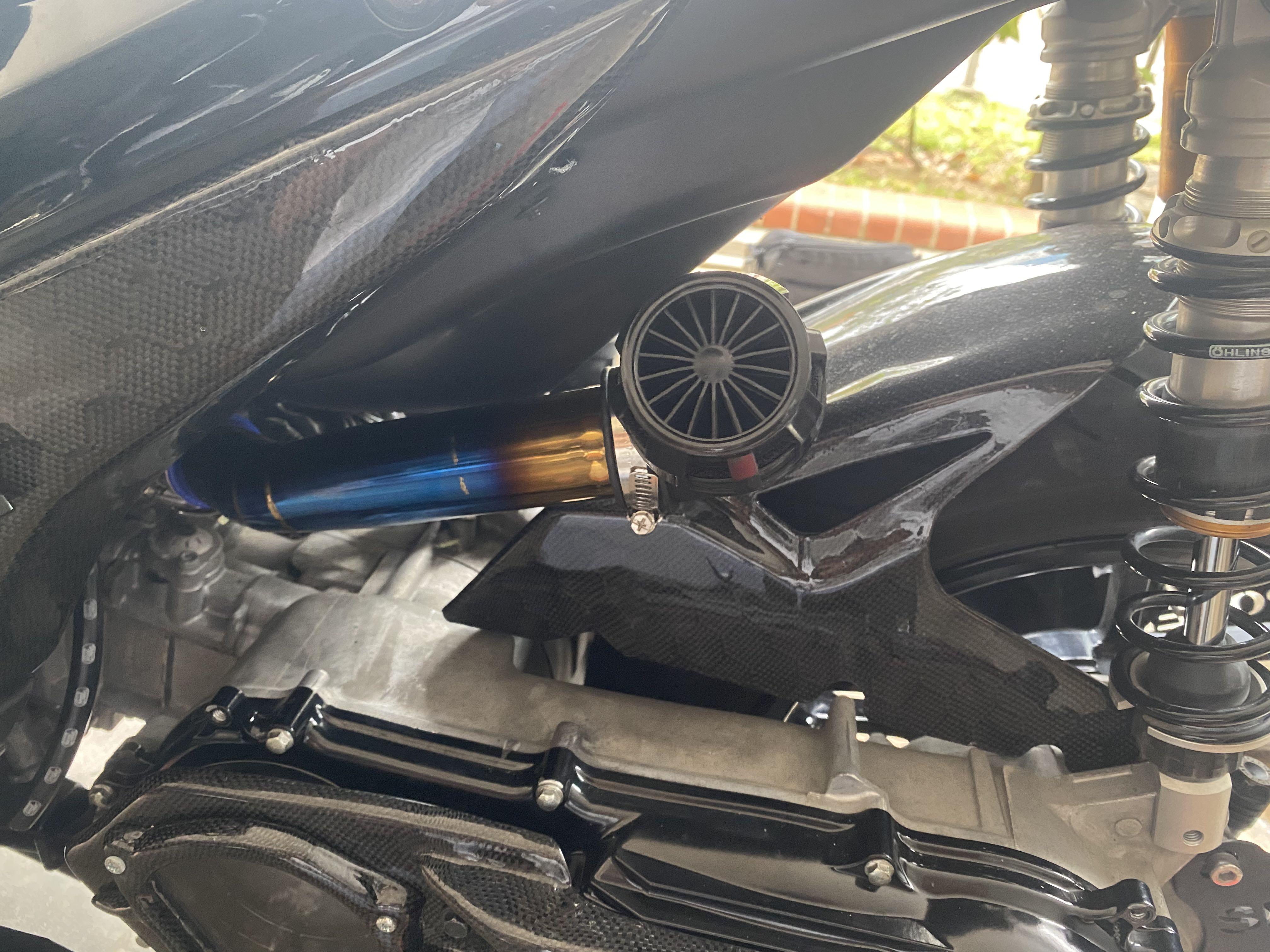 aerox, nmax, xmax air filter open pod, Motorcycles, Motorcycle ...