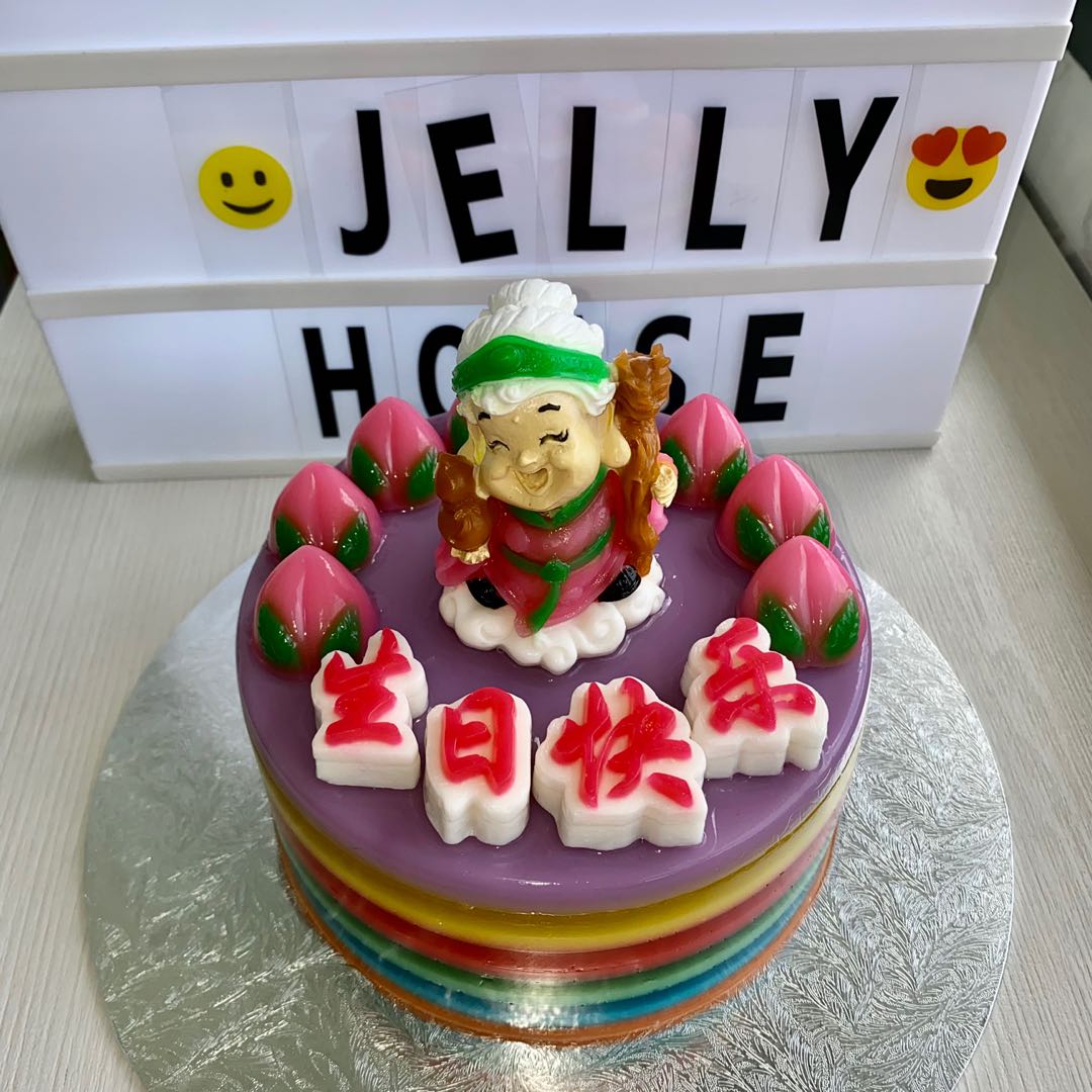 Ah ma peach jelly agar agar cake, Food & Drinks, Homemade Bakes on ...