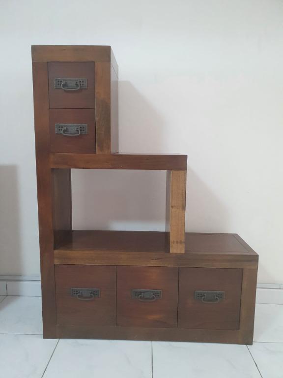 BEAUTIFUL 3-STEP KOREAN DISPLAY & STORAGE CHEST, Furniture & Home ...