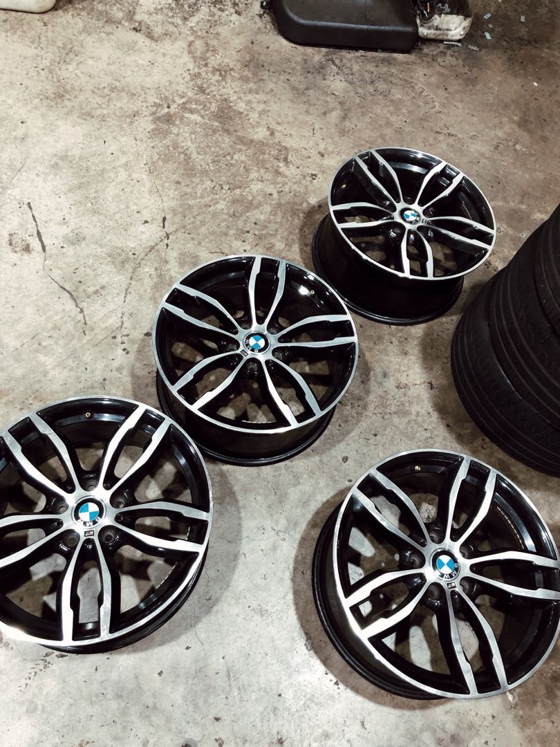 BMW M performance rim 18” 120x5, Car Accessories, Tyres & Rims on Carousell