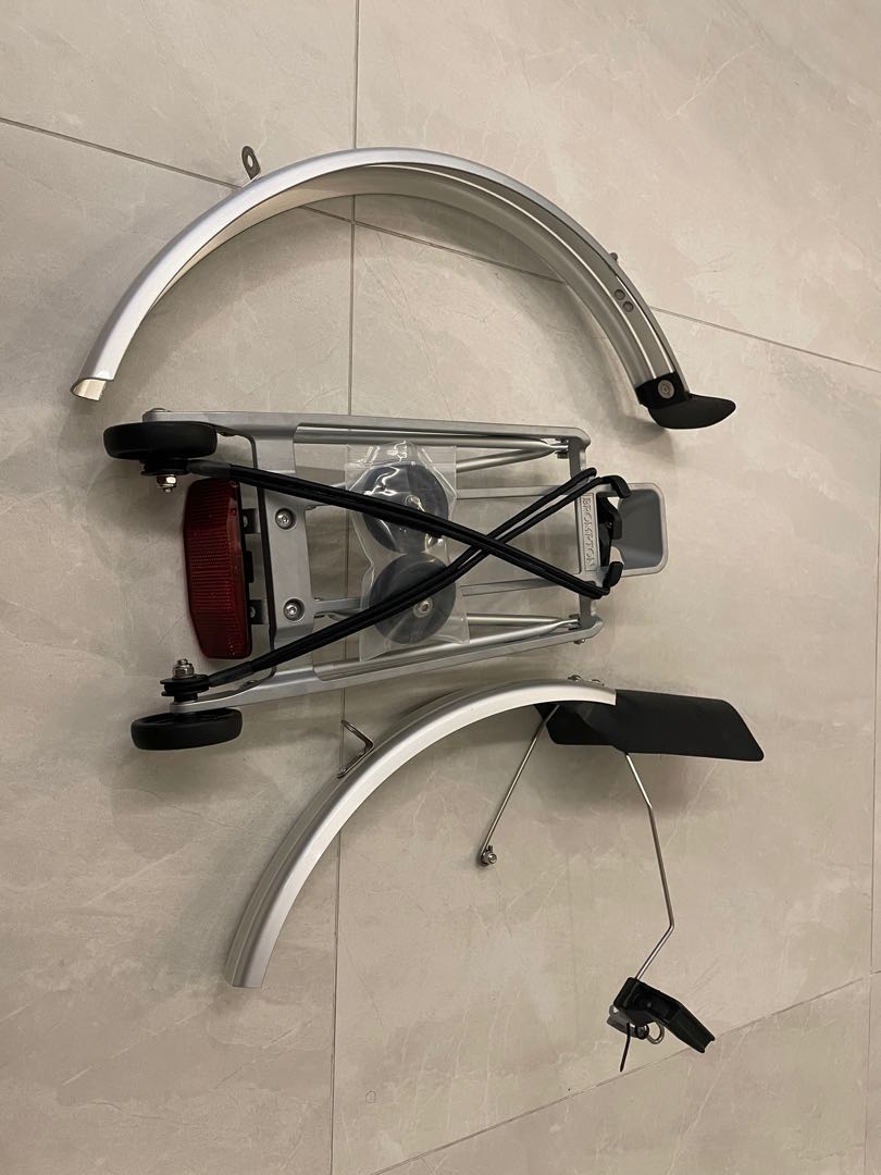Brompton Mudguard and Rack, Sports Equipment, Bicycles & Parts, Parts ...